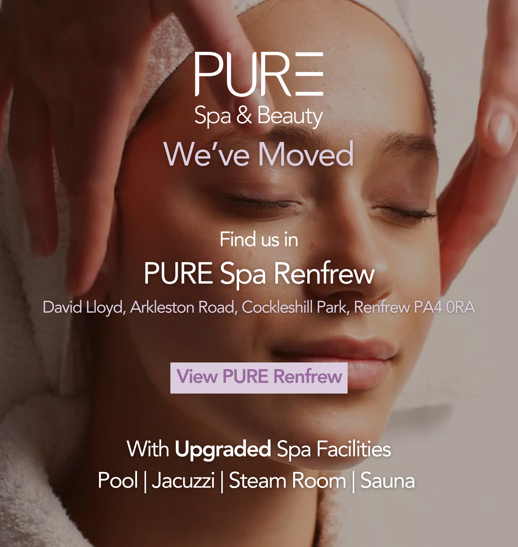 Beauty Spa in Silverburn, Glasgow - Pure Spa & Beauty – PURE Spa UK