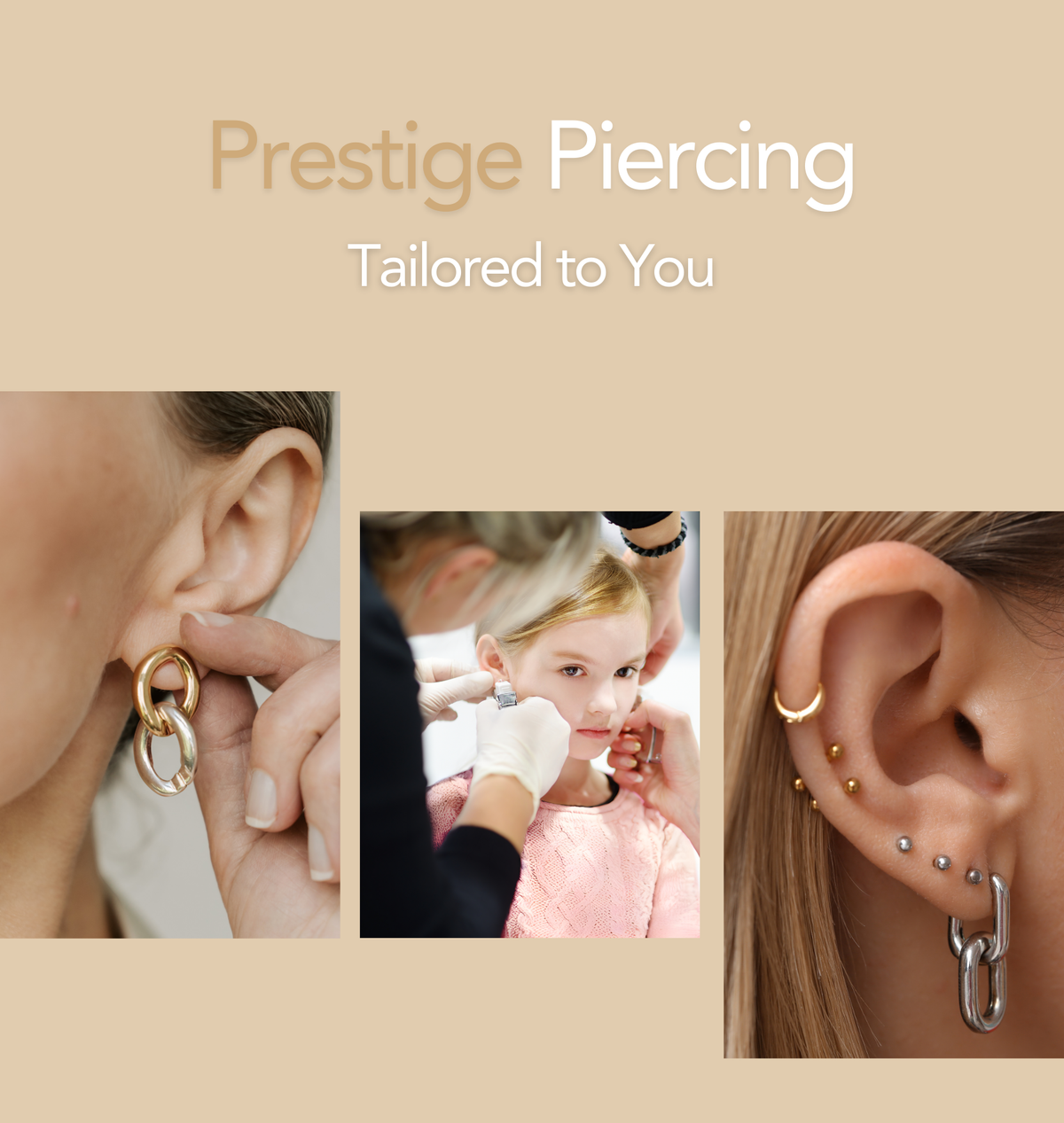 Professional Ear Piercing in Edinburgh, Glasgow, Aberdeen – PURE Spa UK
