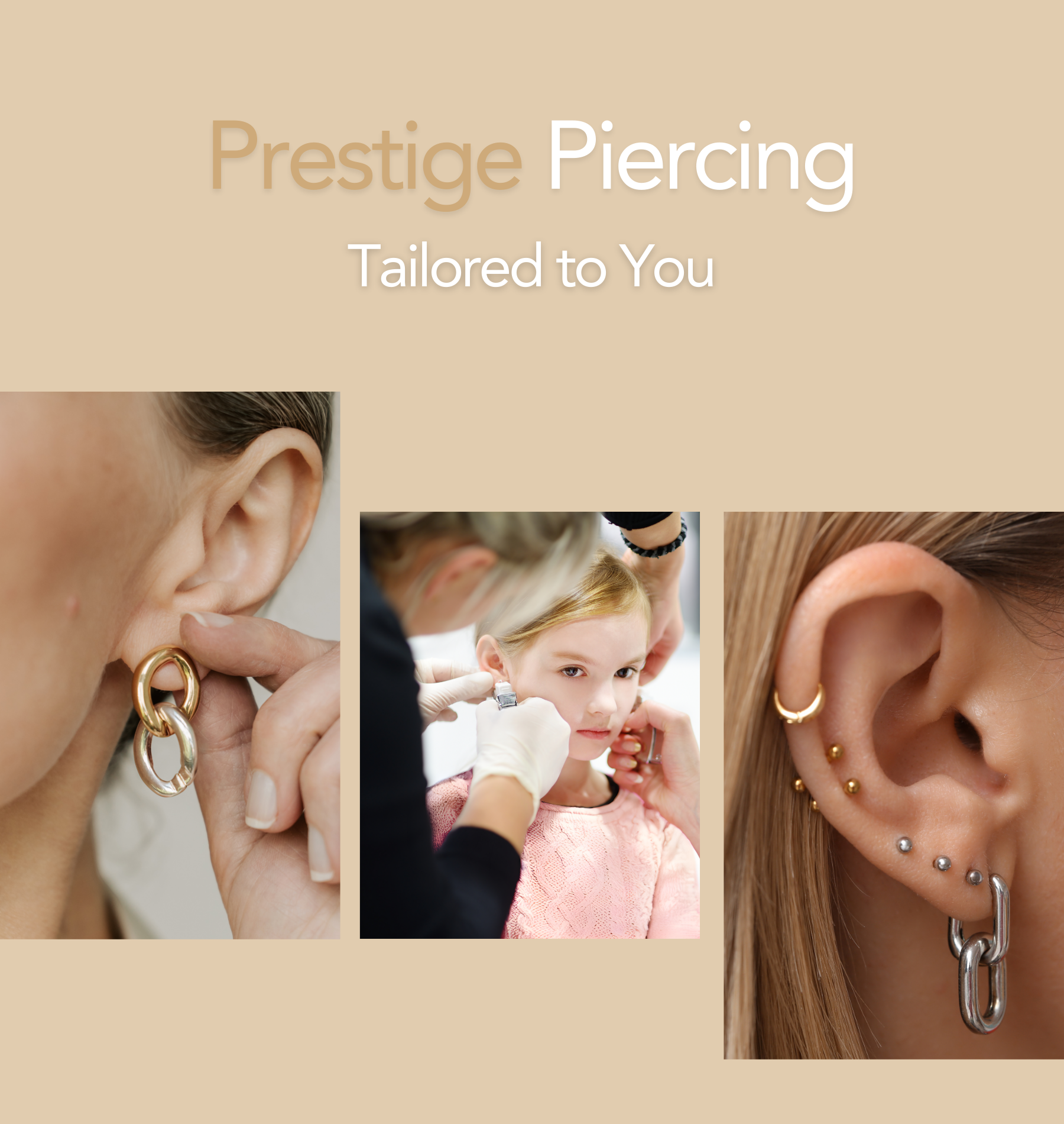 Professional Ear Piercing in Edinburgh, Glasgow, Aberdeen – PURE Spa UK